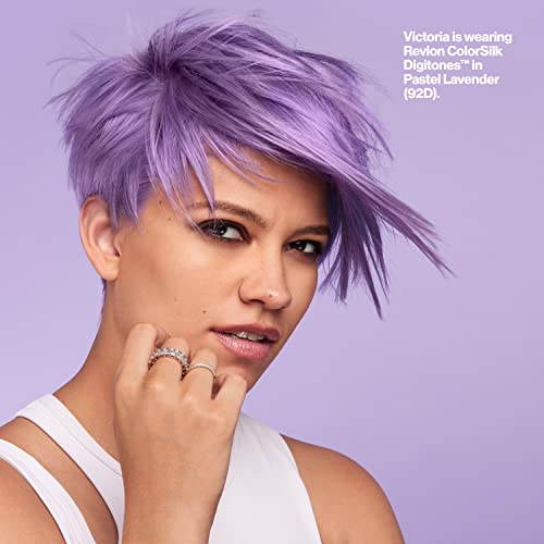 Revlon Permanent Hair Color ColorSilk Digitones with Keratin, 92D Pastel Lavender (Pack of 1)