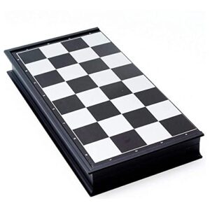 Multipurpose Magnetic Travel Chess Set 9.84" with Folding Chess Board Educational Toys for Kids and Adults