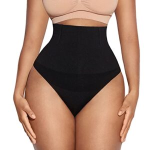 lover-beauty shapewear for women high waist double tummy control panty tummy control shapewear invisible waist trainer body shaper black xl/xxl