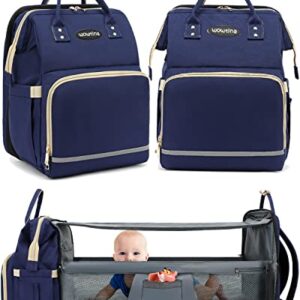 Baby Diaper Bag Backpack with Changing Station - Waterproof, Large 30L Capacity for Boy, Girl, Mom, Dad - Travel Baby Bag with Stroller Straps, Insulated Pockets - 16.5x9.4x14" - Baby Shower Gifts