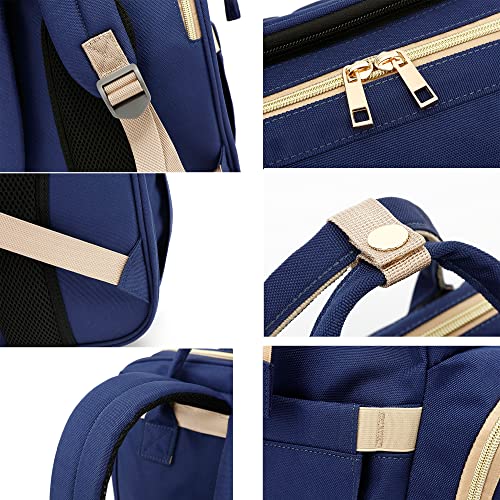 Baby Diaper Bag Backpack with Changing Station - Waterproof, Large 30L Capacity for Boy, Girl, Mom, Dad - Travel Baby Bag with Stroller Straps, Insulated Pockets - 16.5x9.4x14" - Baby Shower Gifts