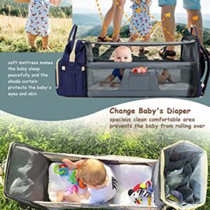 Baby Diaper Bag Backpack with Changing Station - Waterproof, Large 30L Capacity for Boy, Girl, Mom, Dad - Travel Baby Bag with Stroller Straps, Insulated Pockets - 16.5x9.4x14" - Baby Shower Gifts