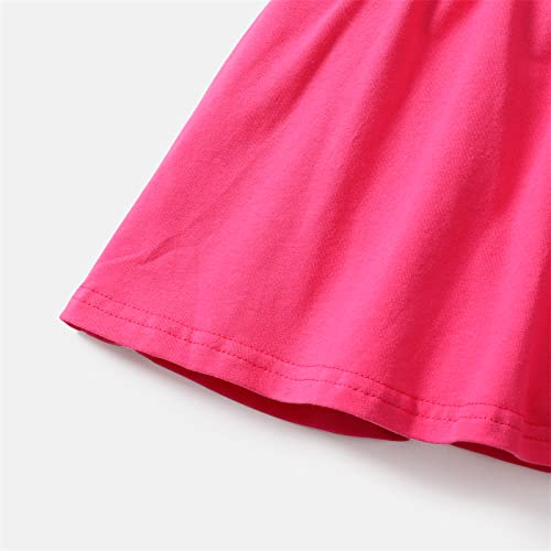 L.O.L. Surprise! Girls A-Line Sleeveless Dress Shorts Set Girls Holiday Outfits 2pcs Girls Pink Dress 7-8 Years