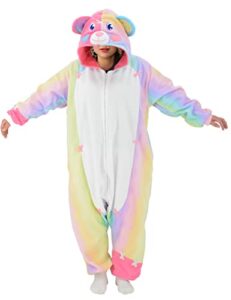 yuntaishan bear onesie adult onesie pajamas one piece pajamas animal cosplay costume for women men