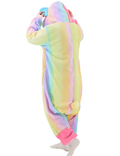 YUNTAISHAN Bear Onesie Adult Onesie Pajamas One Piece Pajamas Animal Cosplay Costume for Women Men