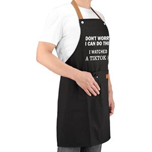 HBESTIE Gifts for Dad, Mom, Father's Day Gifts from Wife, Cooking Aprons Gifts for Men, Women, Birthday Gifts for Dad, Him, Boyfriends, Dad Gifts from Daughter Son, Chef Aprons Grilling Gifts