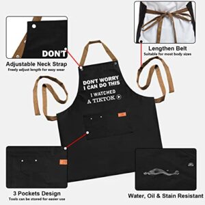 HBESTIE Gifts for Dad, Mom, Father's Day Gifts from Wife, Cooking Aprons Gifts for Men, Women, Birthday Gifts for Dad, Him, Boyfriends, Dad Gifts from Daughter Son, Chef Aprons Grilling Gifts