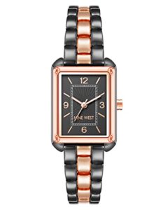 nine west women's bracelet watch