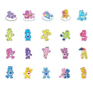 50 Pcs Cute Bears Stickers for Kids Teens Adults, Cute Cartoon Vinyl Stickers for Laptop, Skateboards, Water Bottles, Cars, Luggage