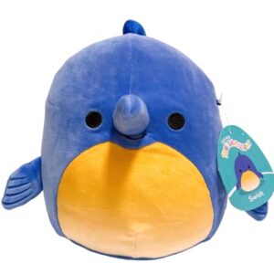 Squishmallows Kellytoy Sea Life Squad Plush Toy (8" Swish The Swordfish)