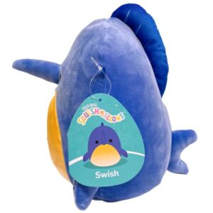 Squishmallows Kellytoy Sea Life Squad Plush Toy (8" Swish The Swordfish)