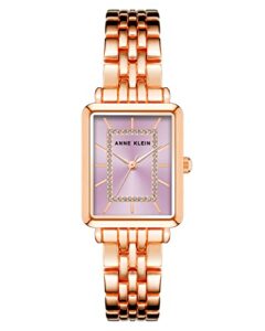 anne klein women's glitter accented bracelet watch