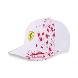 scuderia ferrari - 2023 special edition charles leclerc hat - unisex - white - size: one size