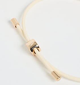 Tory Burch Women's Miller Slider Bracelet, Tory Gold/Ivory, One Size