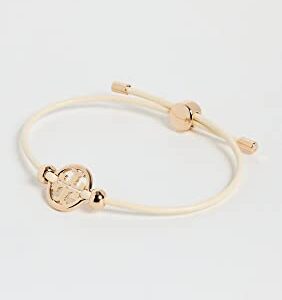 Tory Burch Women's Miller Slider Bracelet, Tory Gold/Ivory, One Size