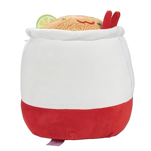 Squishmallows 10" Daley The Takeout Ramen Noodles - Officially Licensed Kellytoy Plush - Collectible Soft & Squishy Stuffed Animal Toy - Add to Your Squad - Gift for Kids, Girls & Boys - 10 Inch