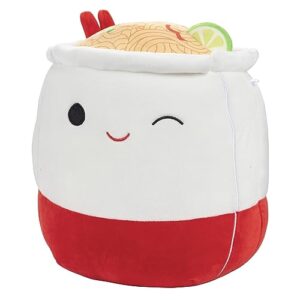 Squishmallows 10" Daley The Takeout Ramen Noodles - Officially Licensed Kellytoy Plush - Collectible Soft & Squishy Stuffed Animal Toy - Add to Your Squad - Gift for Kids, Girls & Boys - 10 Inch