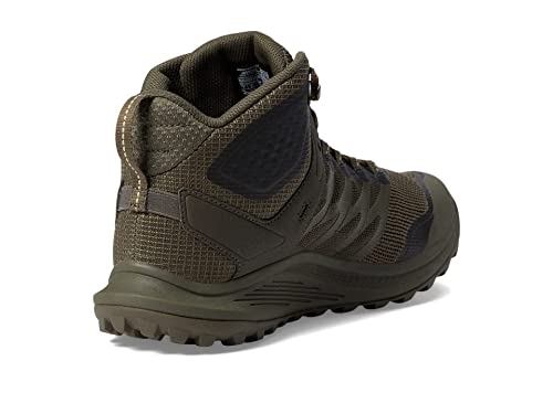 Merrell Men's Nova 3 Tactical Mid Waterproof Military Boot, Dark Olive, 11