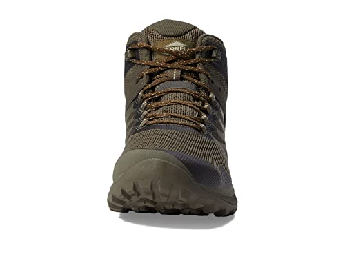 Merrell Men's Nova 3 Tactical Mid Waterproof Military Boot, Dark Olive, 11