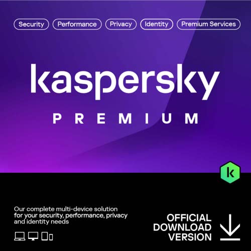 Kaspersky Premium Total Security 2023 | 3 Devices | 3 Years | Anti-Phishing and Firewall | Unlimited VPN | Password Manager | Parental Controls | 24/7 Support | PC/Mac/Mobile | Online Code