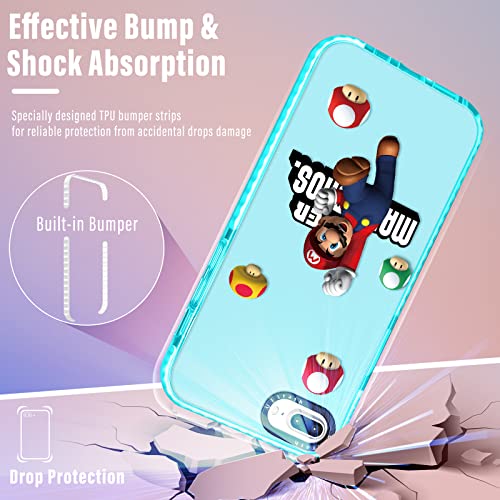 Ulirath for iPhone 6 Plus/6s Plus/7 Plus/8 Plus 5.5" Case Cute Cartoon Bros Character Designer Anime Pattern Cover Cool Funny Fashion for Girly Girls Kids Boys Bumper Soft Protective Phone Cases