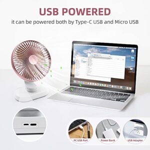 ASYOURZ Small Desk Fan Oscillating Table Fan 9 Inch, USB Rechargeable Fan 4000mAh Battery Operated Fan, Adjustable Desktop Fan with 4 Speeds Portable Fan Desk Fan for Bedroom Office Travel Bathroom