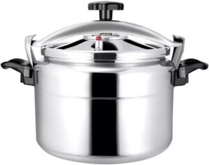 aluminum explosion-proof pressure cooker- 5l capacity - silver (3 liter)