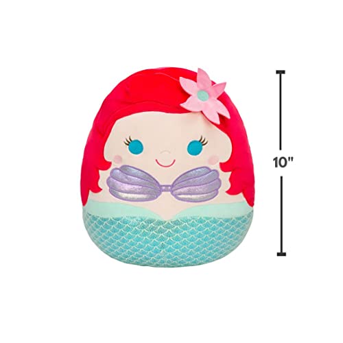 Squishmallows Original Disney 10-Inch Ariel and 4-Inch Flounder 2-Pack Plush - Ultrasoft Official Jazwares Plush