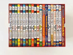 a library of diary of a wimpy kid 1-21 books complete collection boxed set paperback