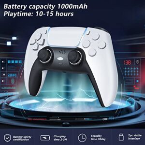 Aoidaruy Wireless Controller for PS4, Compatible with PS4/PS3/PC/Mac/IOS/Android/Switch, PS4 Remote Joystick Controller Dualshocked, Gaming Controller Auto Fire Turbo Button and Custom Ps4 Controller