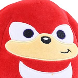 Squishmallows Kellytoy SEGA Sonic, Knuckles, Tails, Shadow Plush Toy (7" Sonic The Knuckles)