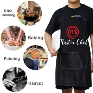 BWWKTOP Master Chef Kitchen Apron Cooking TV Show Gifts Gordon Fans Gift Adjustable Apron For Cooking Baking Grilling (Master Chef)