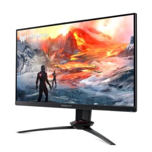 Acer Predator 27" UHD 3840 x 2160 IPS Gaming Monitor | AMD FreeSync Premium | 160Hz | Up to 0.5ms | HDR600 | Delta E<1 | TUV/Eyesafe | USB Type-C, DP 1.4 & 2 x HDMI 2.1 | XB273K LVbmiipruzx