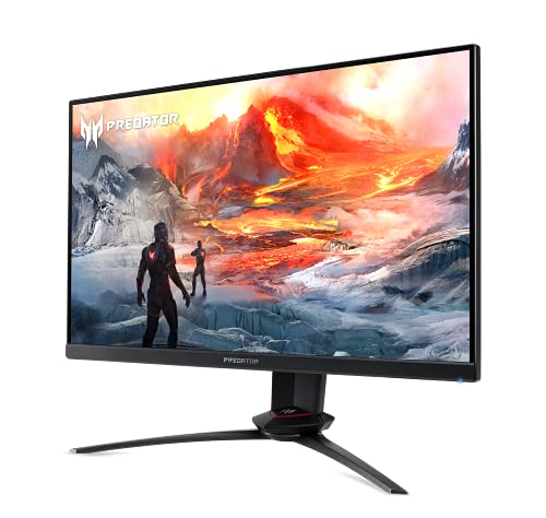 Acer Predator 27" UHD 3840 x 2160 IPS Gaming Monitor | AMD FreeSync Premium | 160Hz | Up to 0.5ms | HDR600 | Delta E<1 | TUV/Eyesafe | USB Type-C, DP 1.4 & 2 x HDMI 2.1 | XB273K LVbmiipruzx