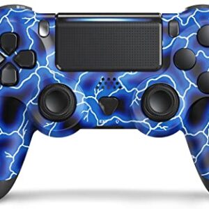 PS4 Controller Wireless Compatible with PS4/Slim/Pro/PC with Dual Vibration,Motion Sensor,Touch Pad,Headphone Jack