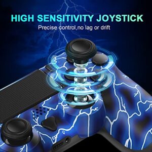 PS4 Controller Wireless Compatible with PS4/Slim/Pro/PC with Dual Vibration,Motion Sensor,Touch Pad,Headphone Jack