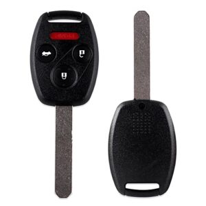 Keyless Entry Remote Control Uncut Car Key Fob for 2008 2009 2010 2011 2012 Honda Accord Sedan / 2009-2015 Pilot Remote Car Key Fob FCC ID:KR55WK49308