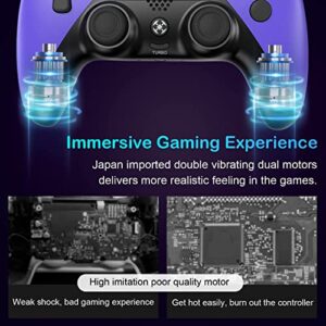 OUBANG Ymir Controller for PS4 Controller, Remote for Elite PS4 Controller with Turbo, Steam Gamepad Fits Playstation 4 Controller with Back Paddles, Scuf Controllers for PS4/Pro/PC/IOS/Android Purple