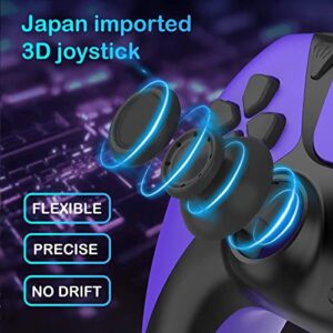 OUBANG Ymir Controller for PS4 Controller, Remote for Elite PS4 Controller with Turbo, Steam Gamepad Fits Playstation 4 Controller with Back Paddles, Scuf Controllers for PS4/Pro/PC/IOS/Android Purple