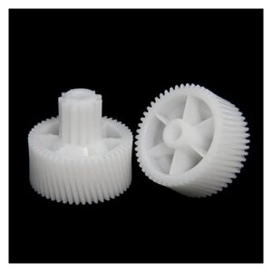 2pcs meat grinder pinion mincer plastic gear compatible with moulinex hv2 me205 hv4 me405 me440 me458 kitchen appliance parts - small