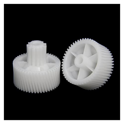 2pcs Meat Grinder Pinion Mincer Plastic Gear compatible with Moulinex HV2 ME205 HV4 ME405 ME440 ME458 Kitchen Appliance Parts - Small