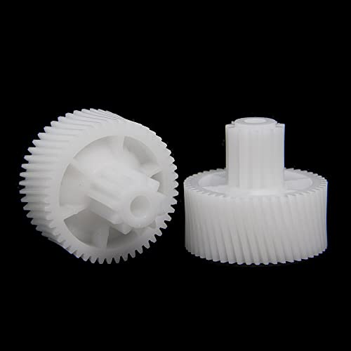 2pcs Meat Grinder Pinion Mincer Plastic Gear compatible with Moulinex HV2 ME205 HV4 ME405 ME440 ME458 Kitchen Appliance Parts - Small