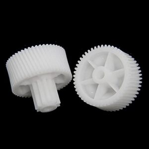 2pcs Meat Grinder Pinion Mincer Plastic Gear compatible with Moulinex HV2 ME205 HV4 ME405 ME440 ME458 Kitchen Appliance Parts - Small