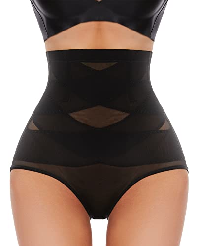 Shapewear for Women Tummy Control High Waisted Body Shaper Panty Extra Firm Girdle Waist Trainer Body Slimmer Black