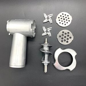 meat grinder screw and blades mincer auger ms-0695960 ss-989843 for moulinex meat screw grinder parts (size : 5pcs cross knife)