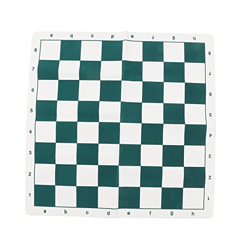 Jopwkuin Travel Chess Set, Light Entertainment Game Compact Foldable Increase Feelings Roll Up Chess Board Set for Picnic for Family Gatherings(Wang Gao 95MM)