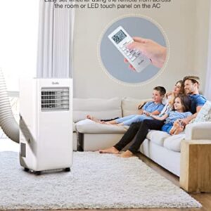 Portable Air Conditioners,Grelife 8000BTU 4-in-1 AC Unit with Fan,Heat&Dehumidifier,Powerful Cooling up to 350 sq.ft,Portable AC with Smart/Sleep Mode,LED Display,Remote Control,48dB Quiet,24H Timer