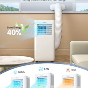 Portable Air Conditioners,Grelife 8000BTU 4-in-1 AC Unit with Fan,Heat&Dehumidifier,Powerful Cooling up to 350 sq.ft,Portable AC with Smart/Sleep Mode,LED Display,Remote Control,48dB Quiet,24H Timer