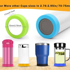 Menetop 3 Pcs Protector Silicone Boot for Stanley Quencher Adventure 40oz&IceFlow 20/30oz, Water Bottle Bottom 7cm Sleeve Cover Compatible with Stanley Tumbler