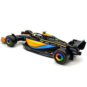 HNW Bburago 1:43 2022 F1 McLaren MCL36 4# Lando Norris Alloy Luxury Vehicle Diecast Cars Model Toy (F1 MCL36#4)